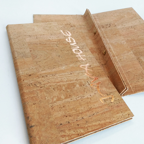 Fabrico nacional de capas de ementas e menus para restaurantes